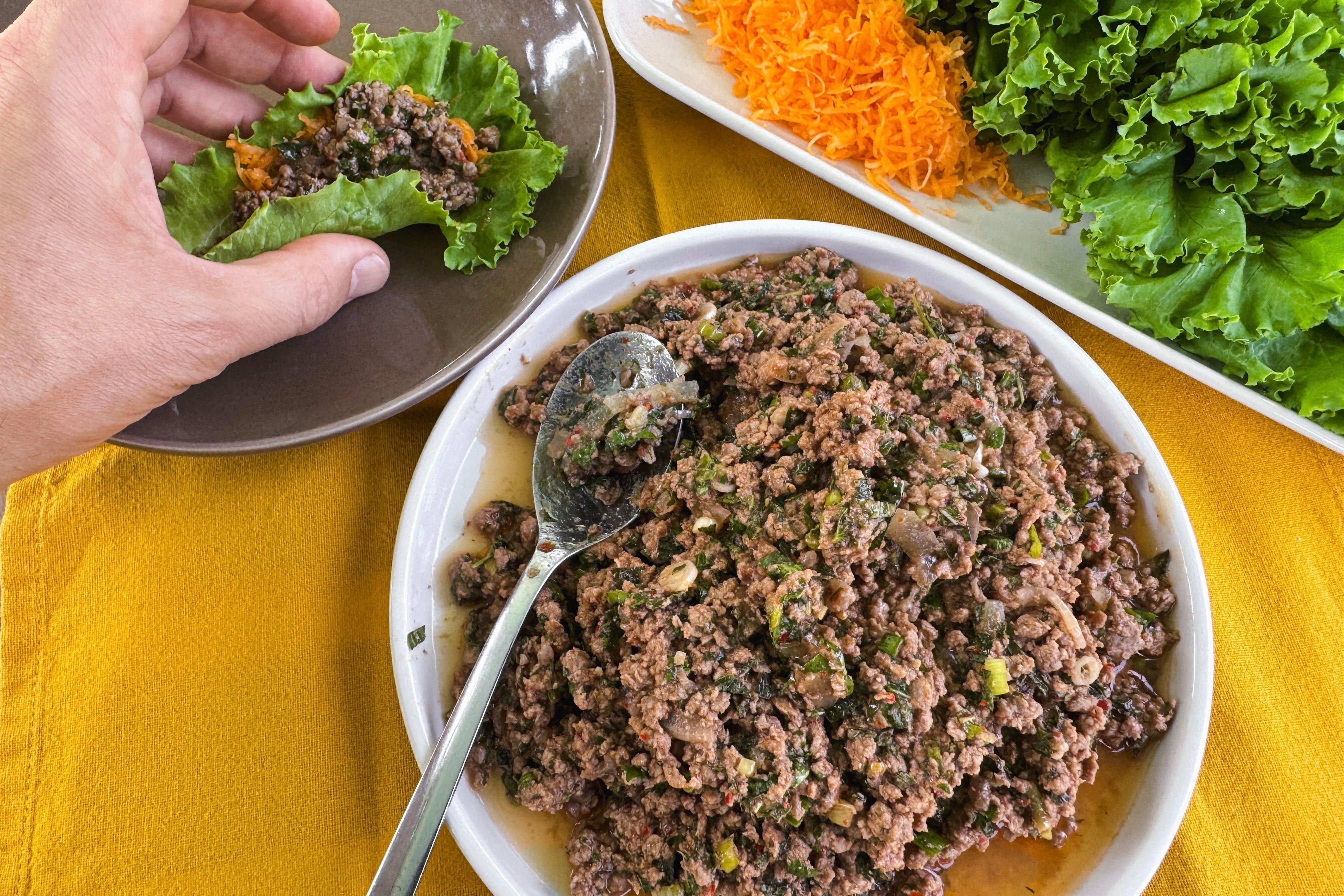 Beef Larb – Artemisia Farm & Vineyard