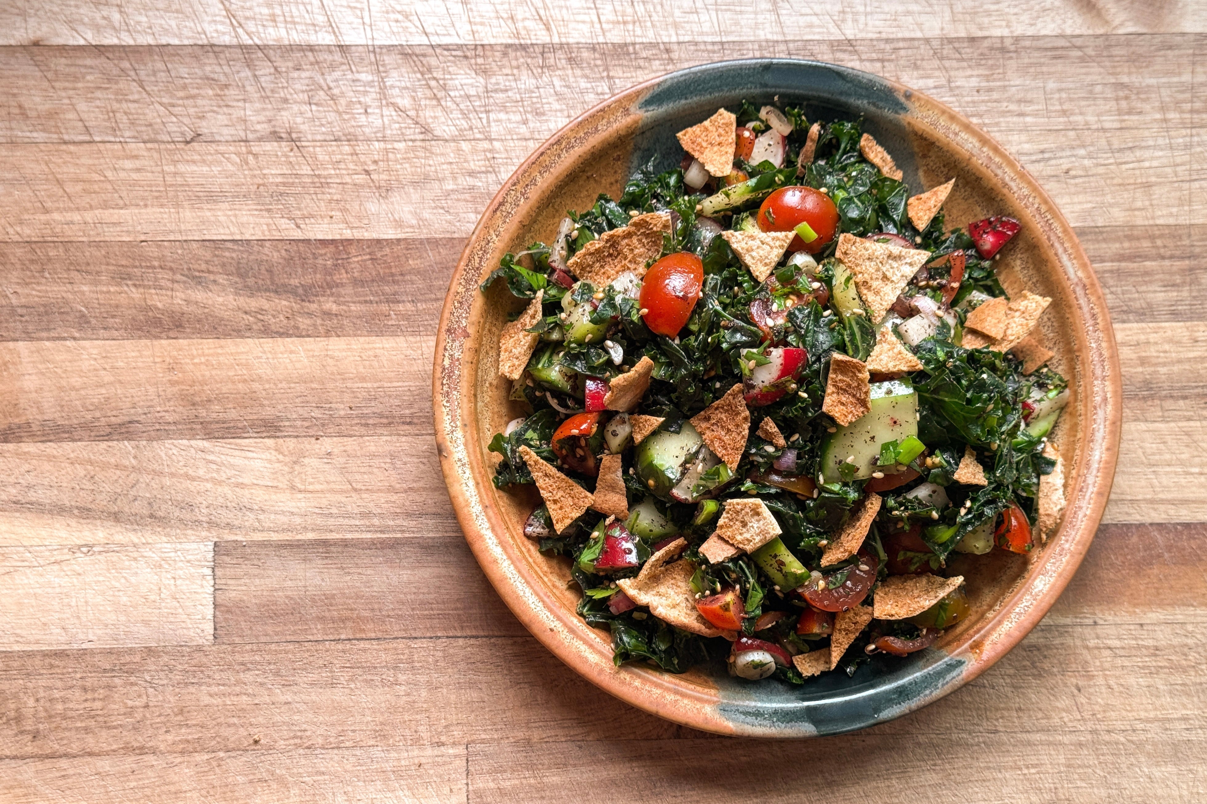 Kale Fattoush – Artemisia Farm & Vineyard