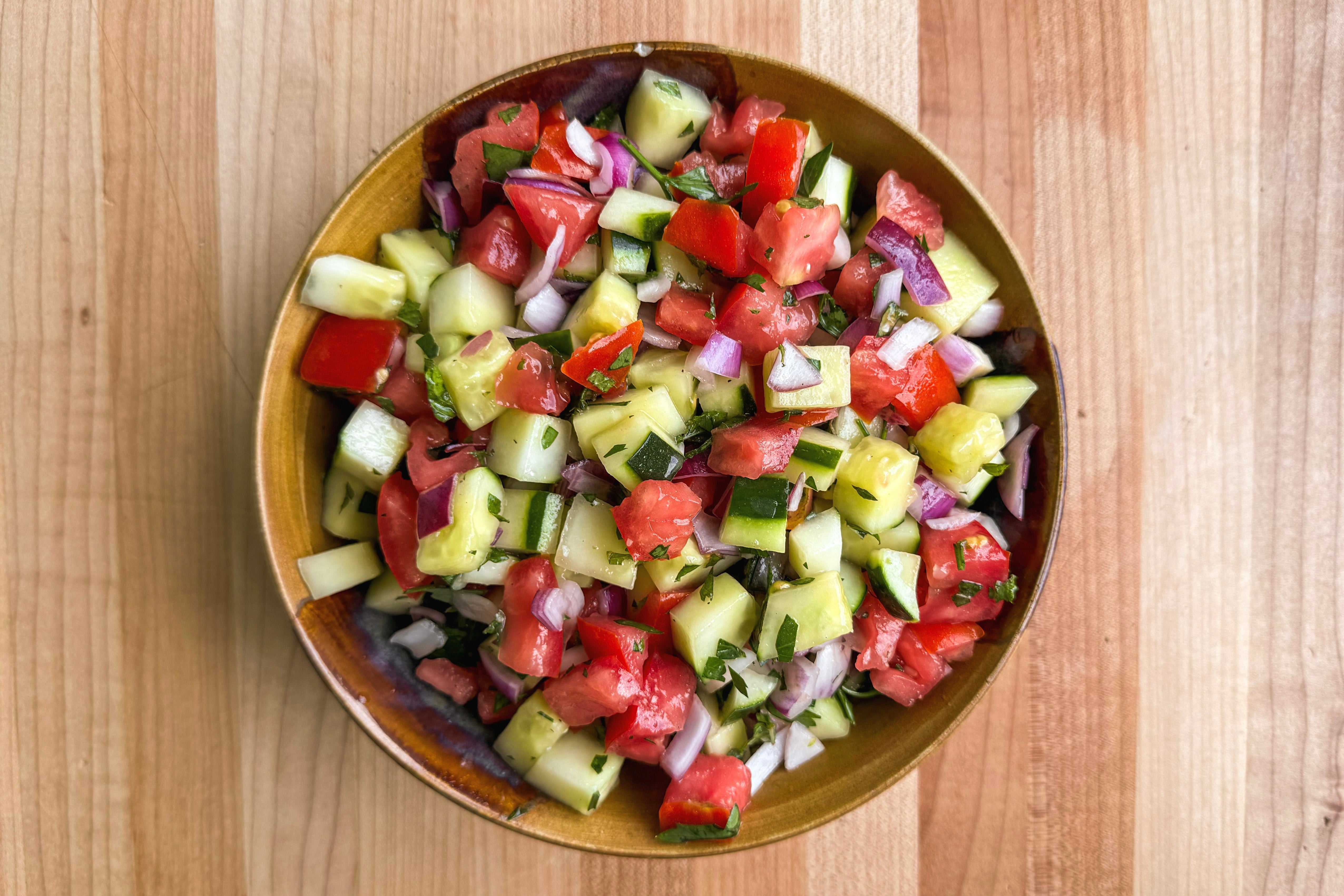 Persian Cucumber and Tomato Salad – Artemisia Farm & Vineyard